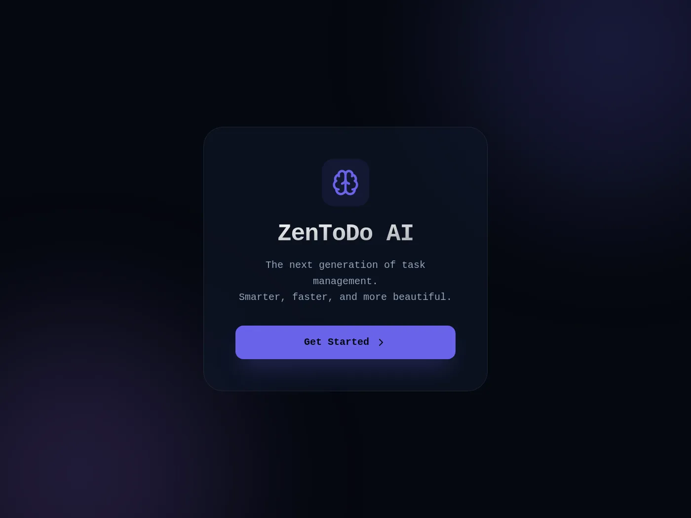 AI To-Do App