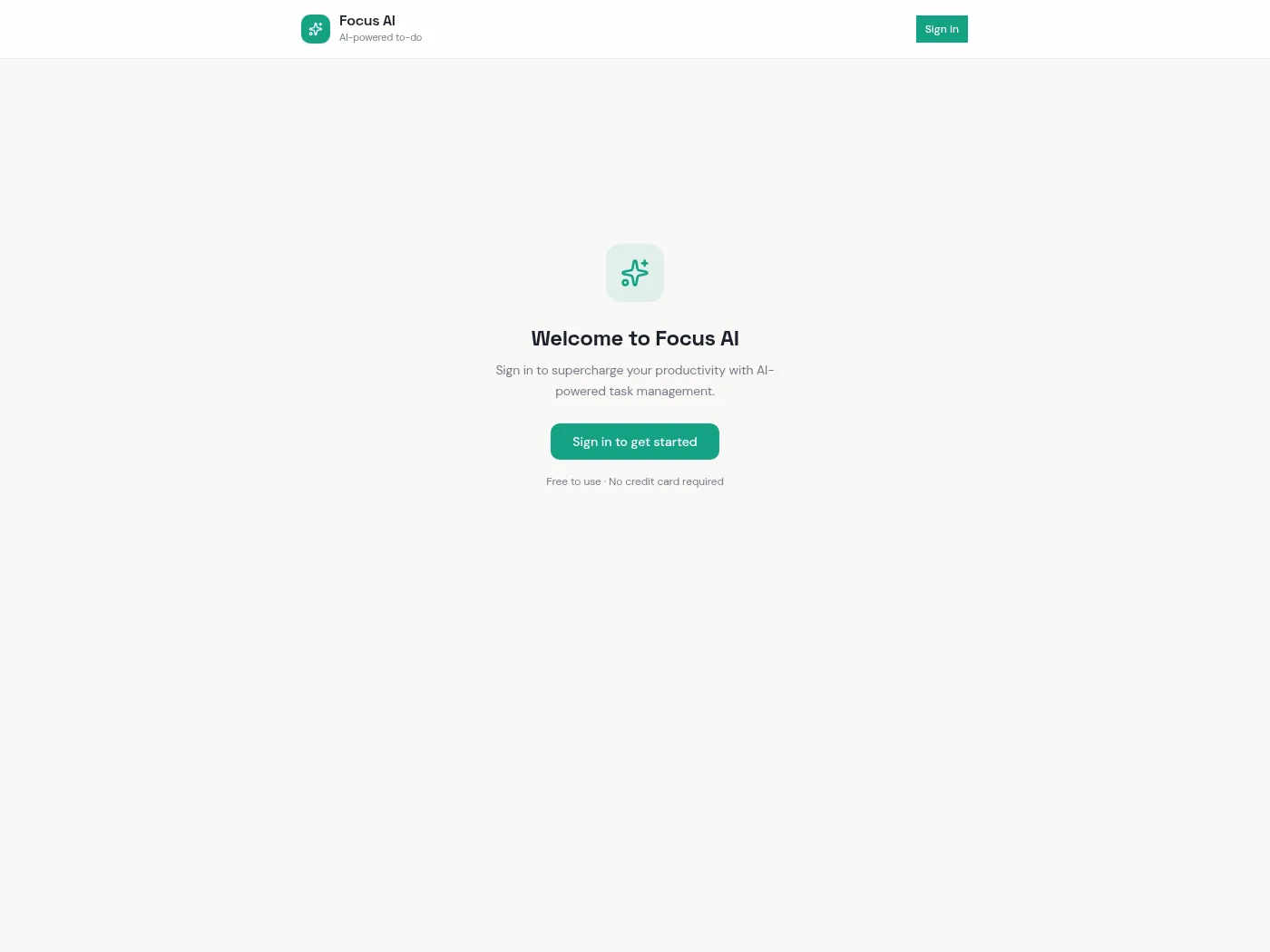 AI To-Do App