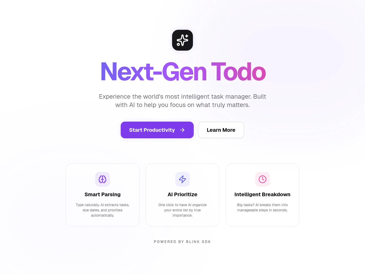 AI To-Do App