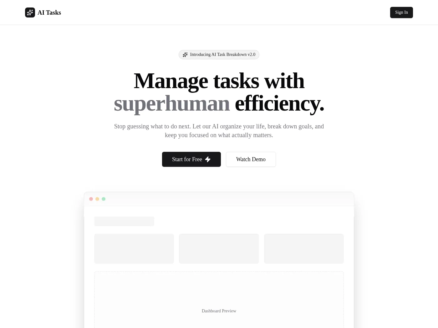 AI To-Do App