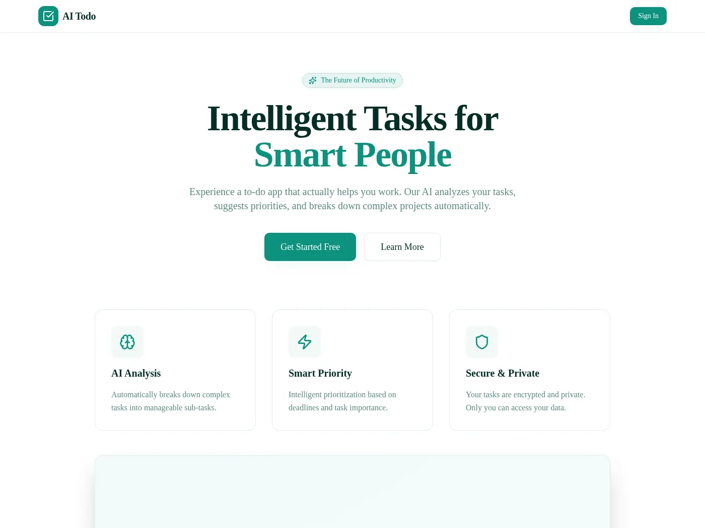 AI To-Do App