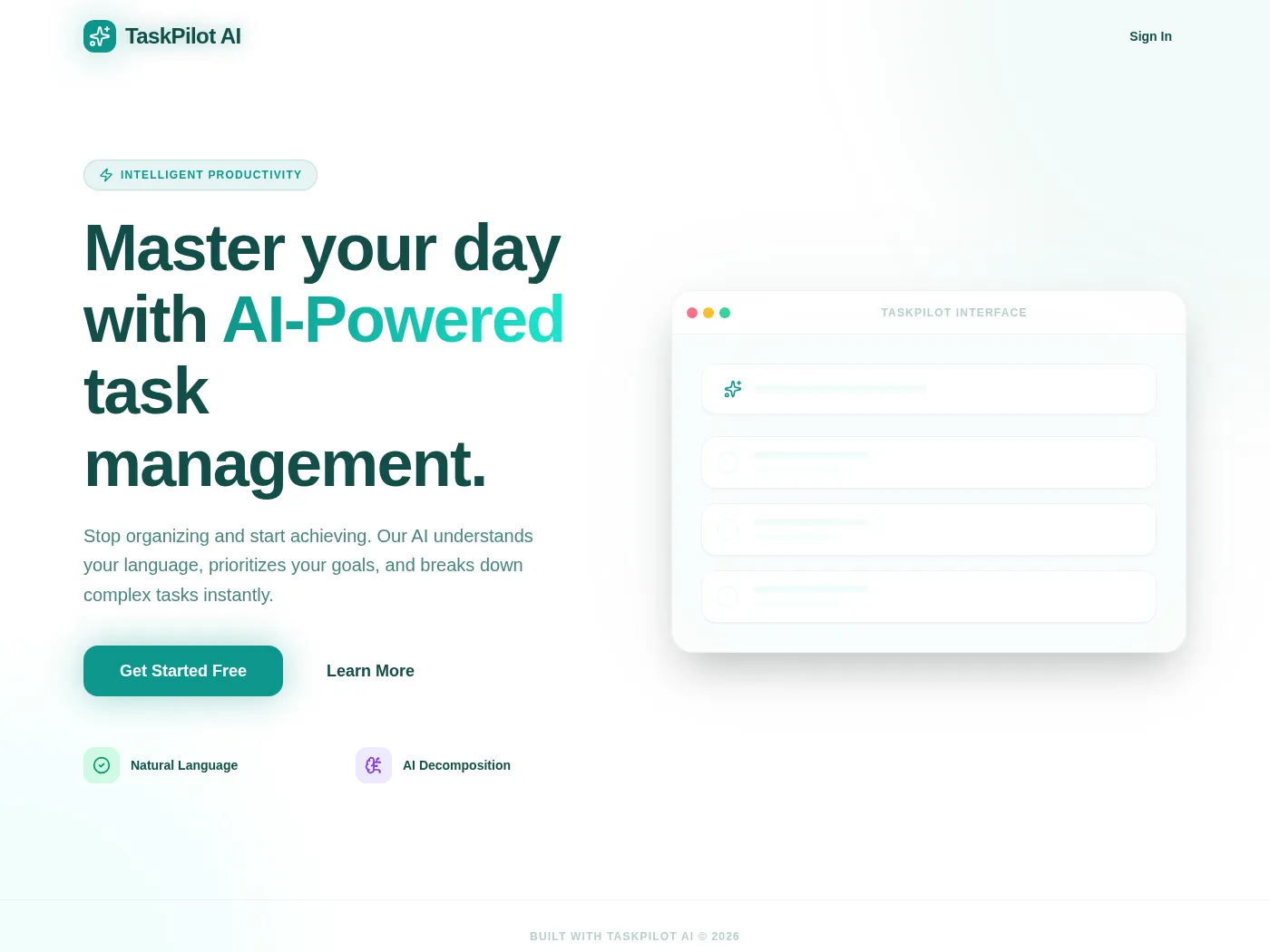 AI To-Do App