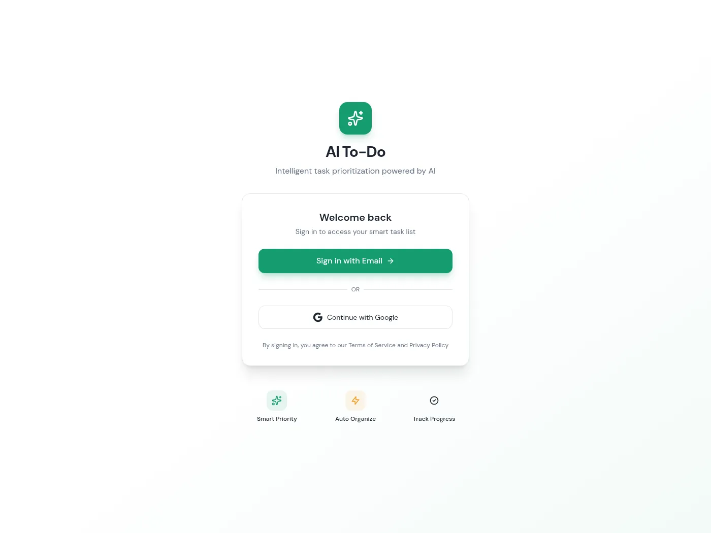 AI To-Do App