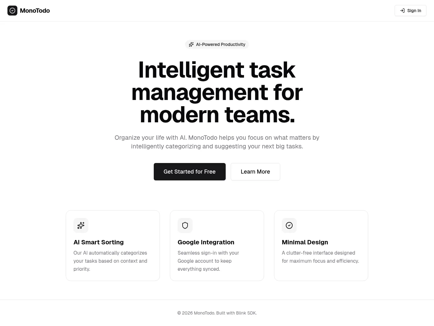 AI To-Do App
