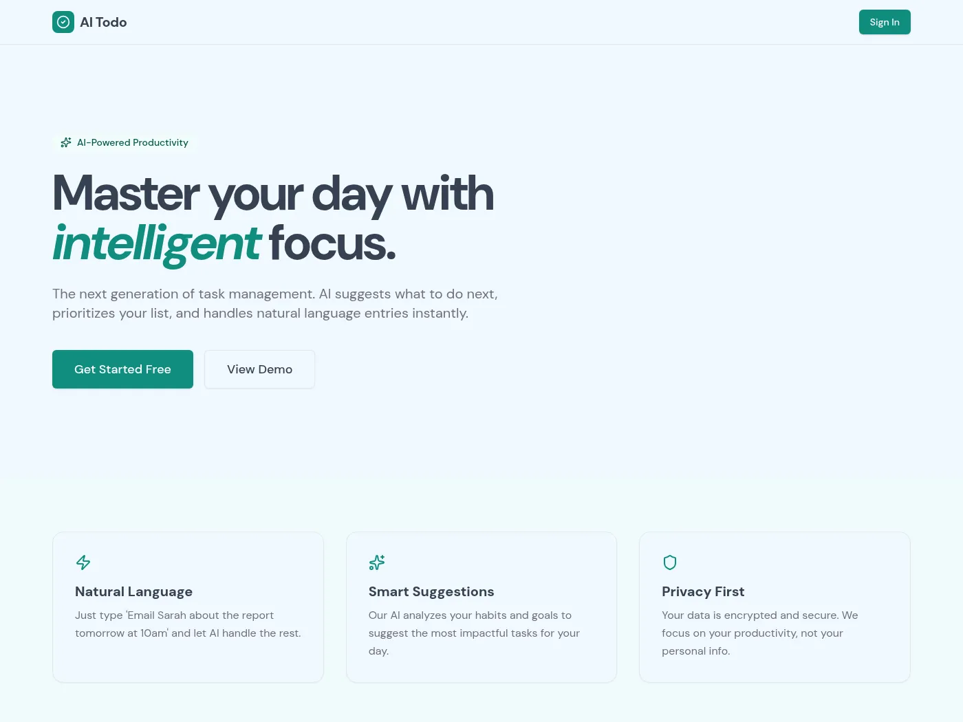 AI To-Do App