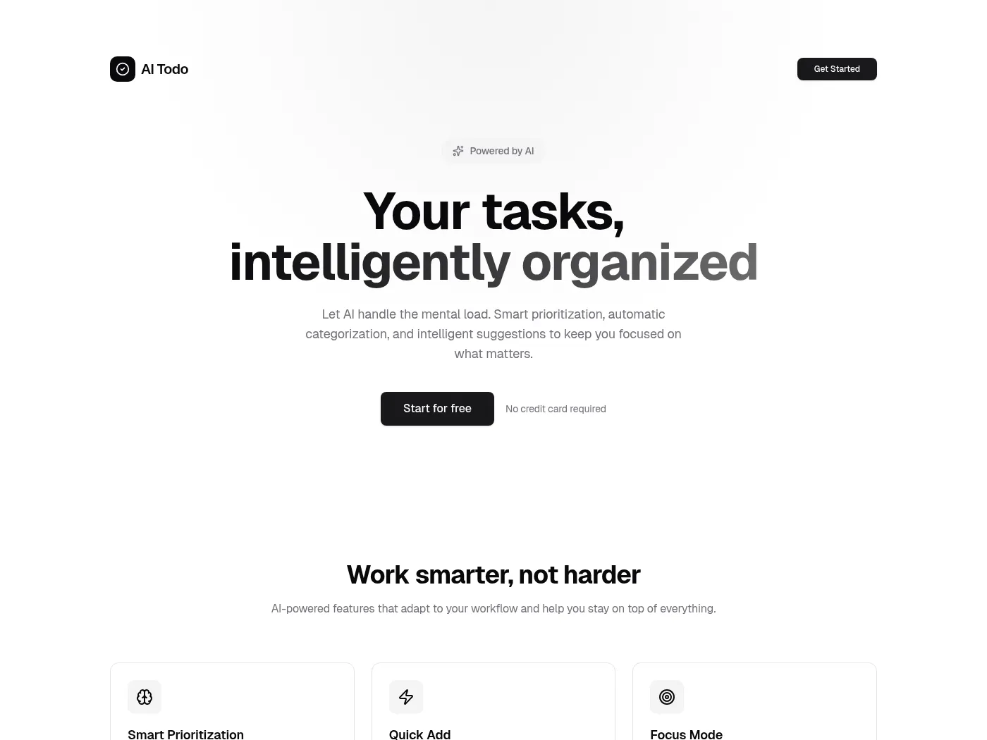 AI To-Do App
