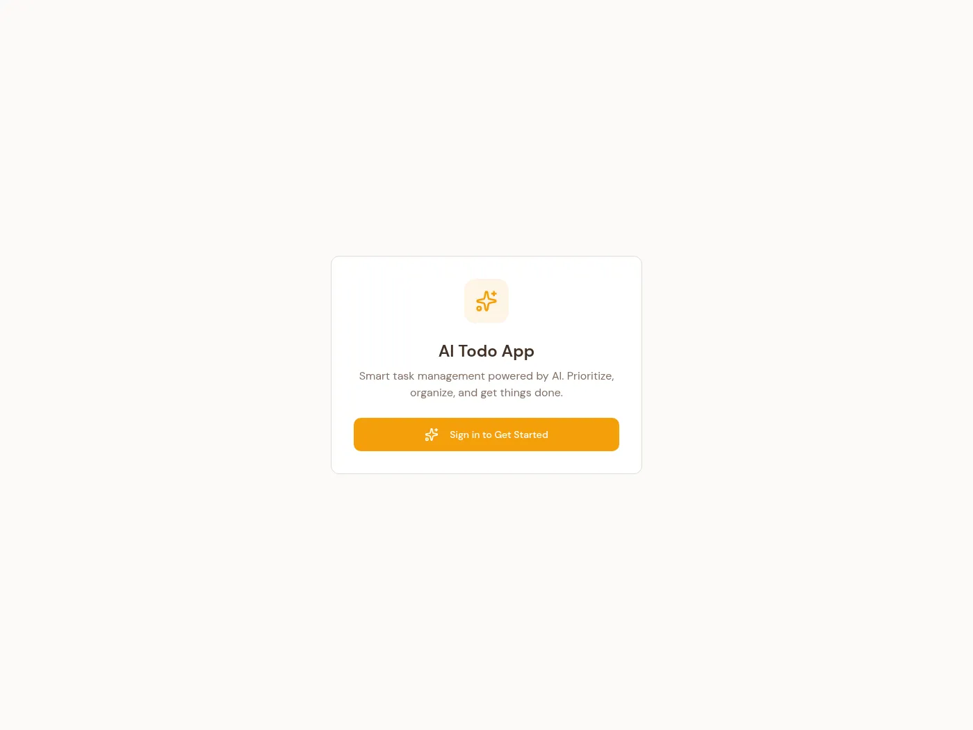 AI To-Do App