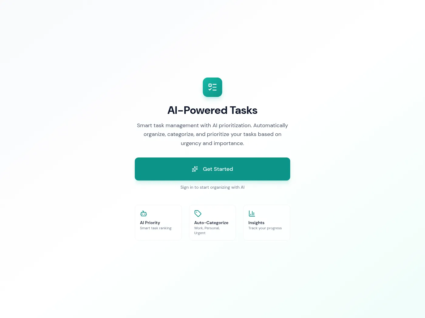 AI To-Do App