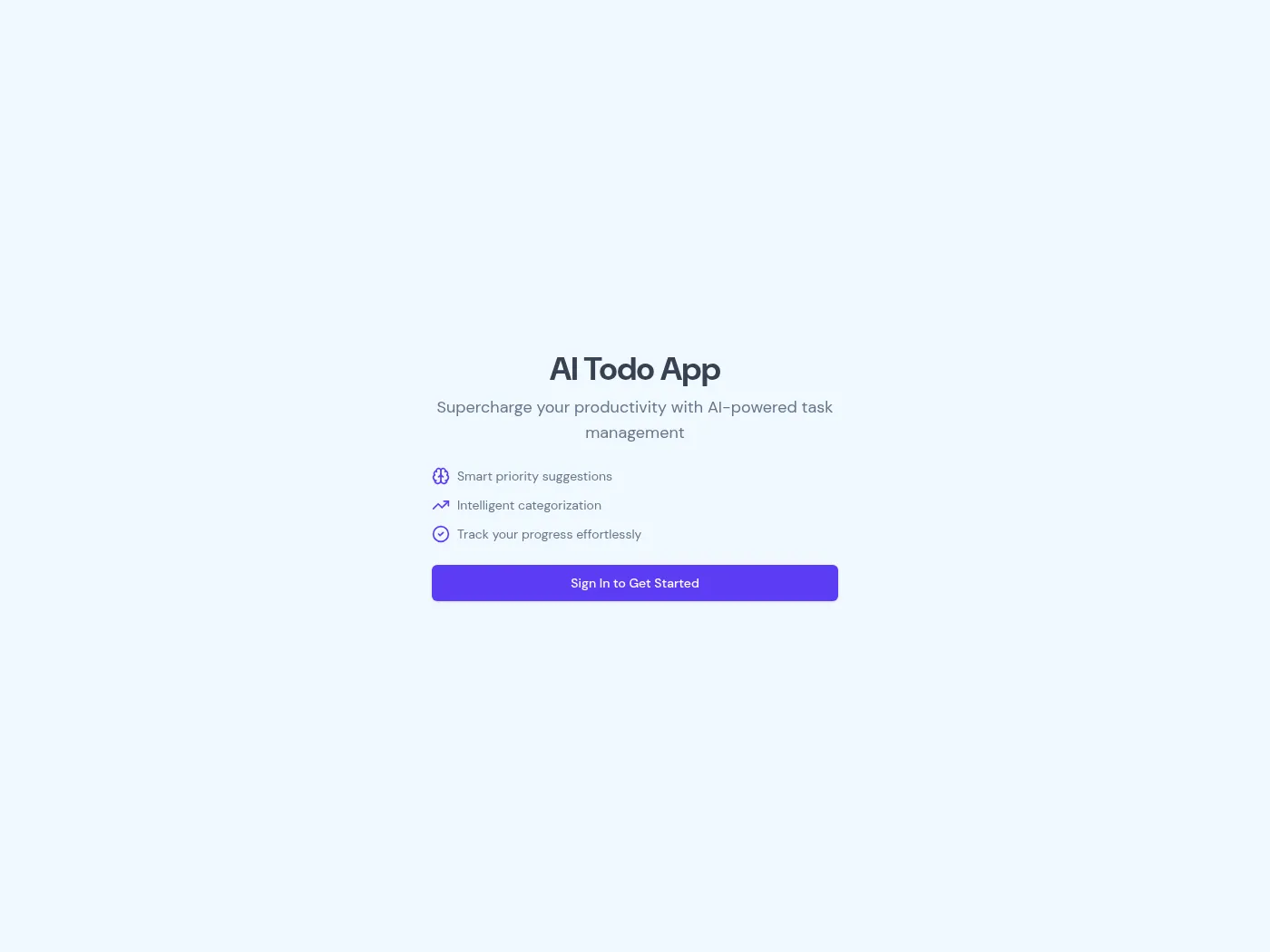 AI To-Do App