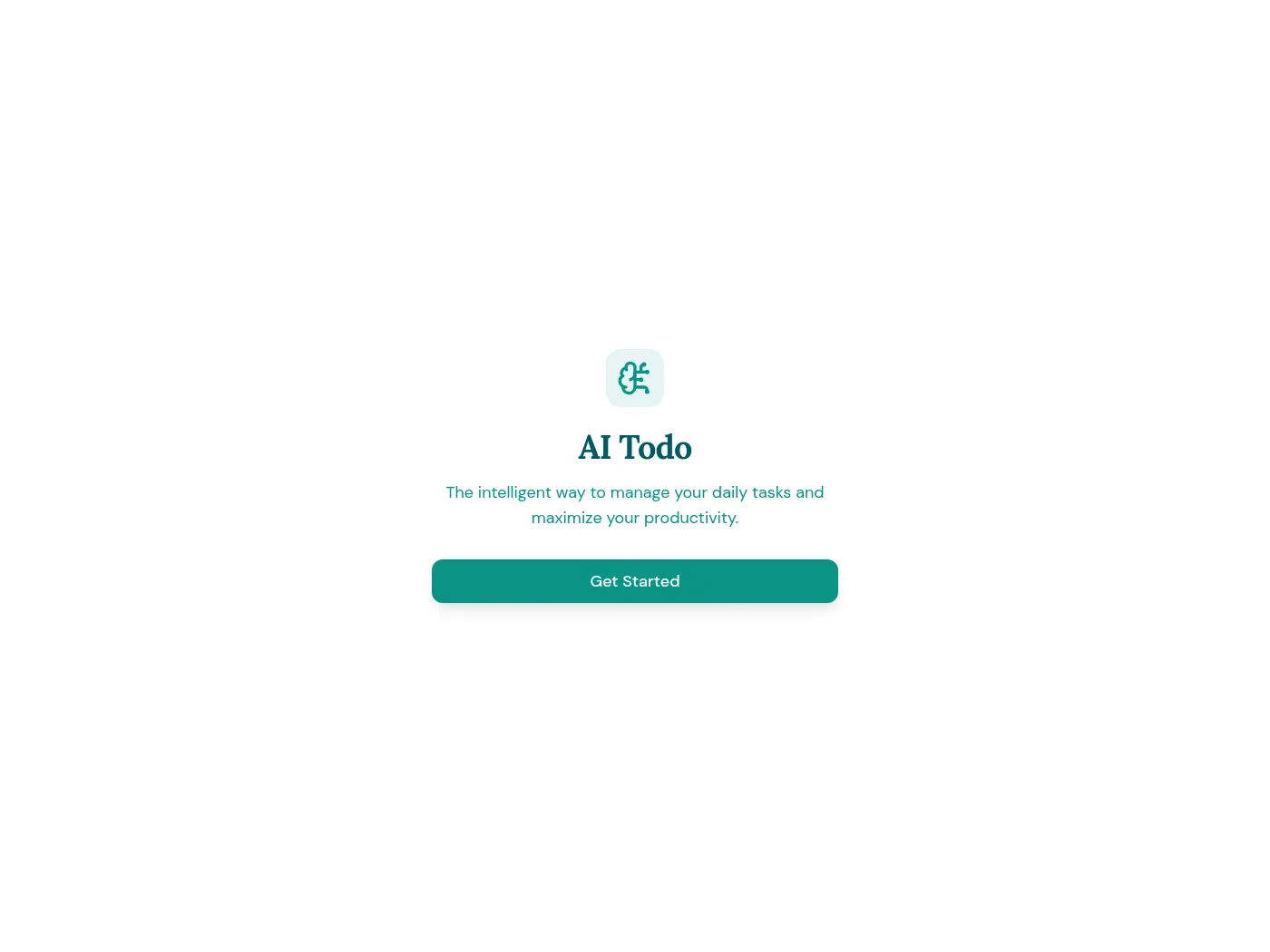 AI To-Do App