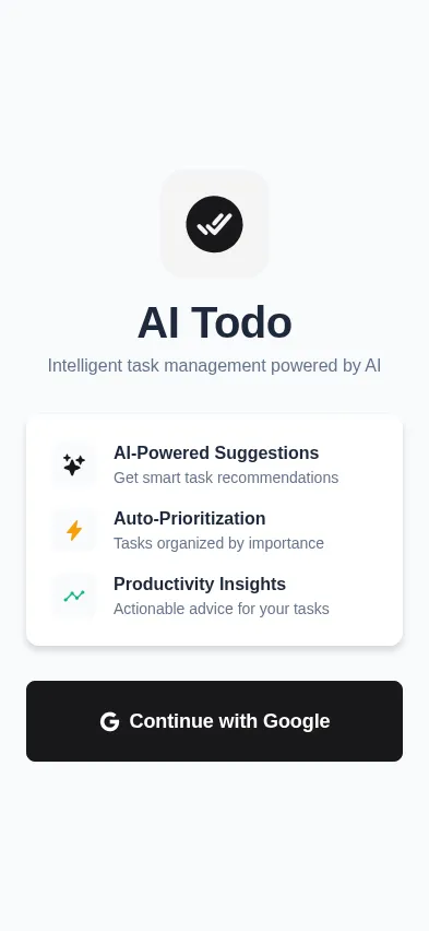 AI To-Do Mobile App