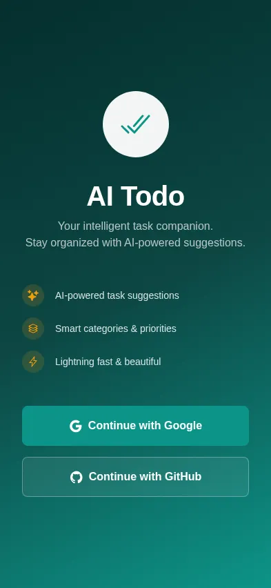 AI Todo Mobile
