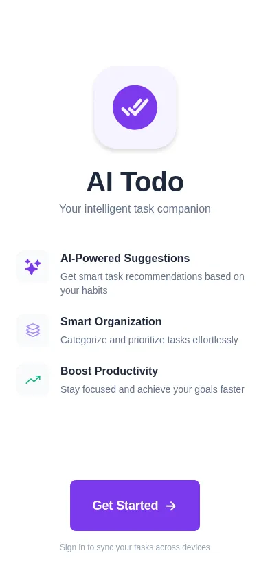 AI To-Do Mobile App