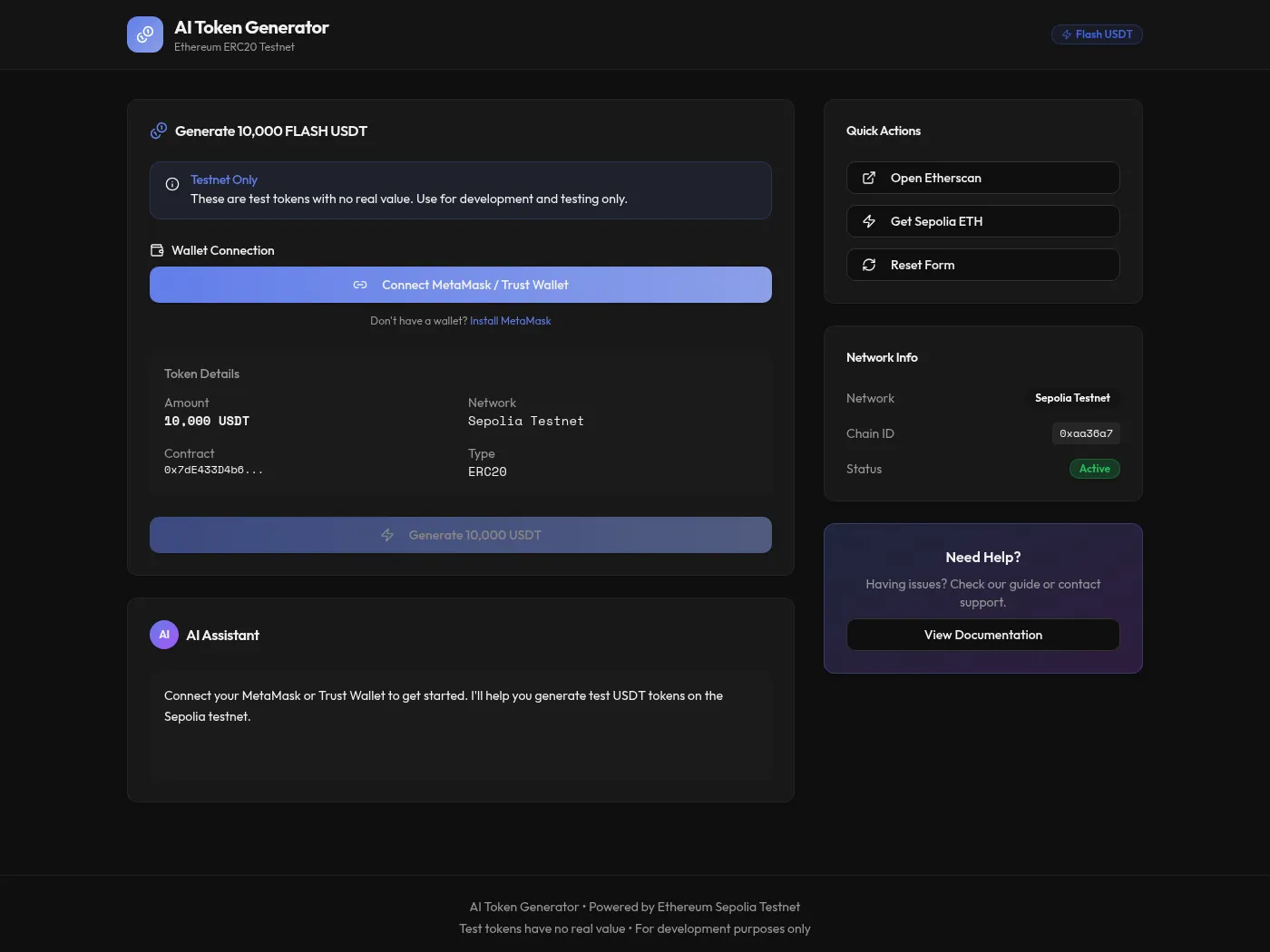 AI Token Generator