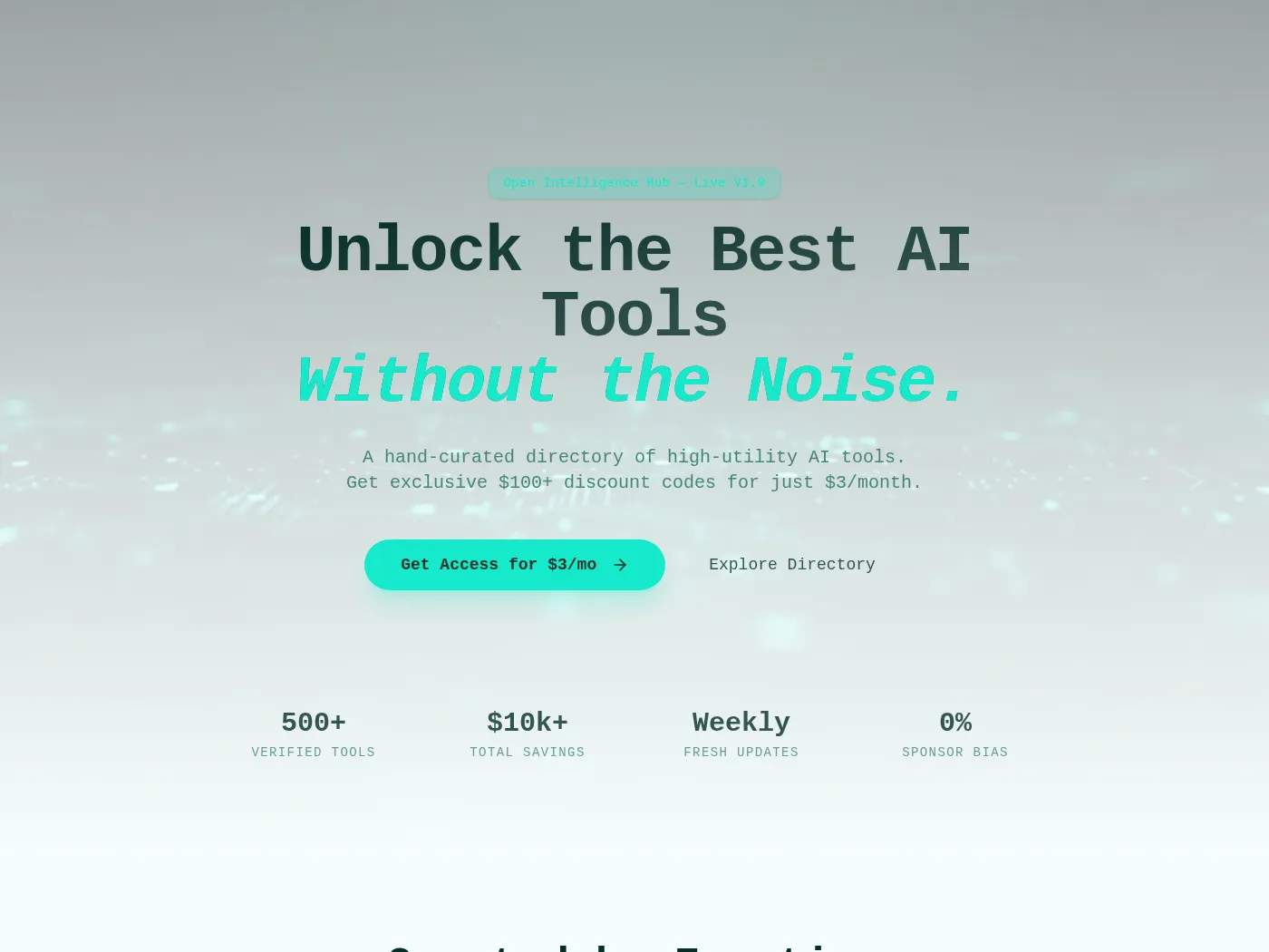 Open Intelligence Hub