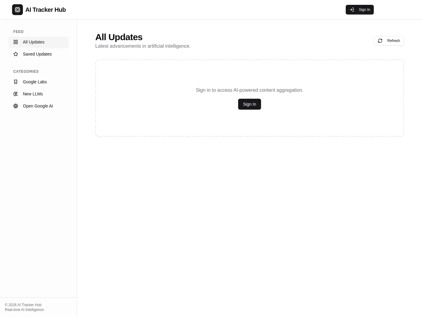 AI Tracker Hub