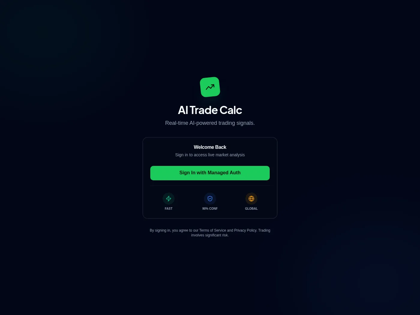 AI Trading Calculator