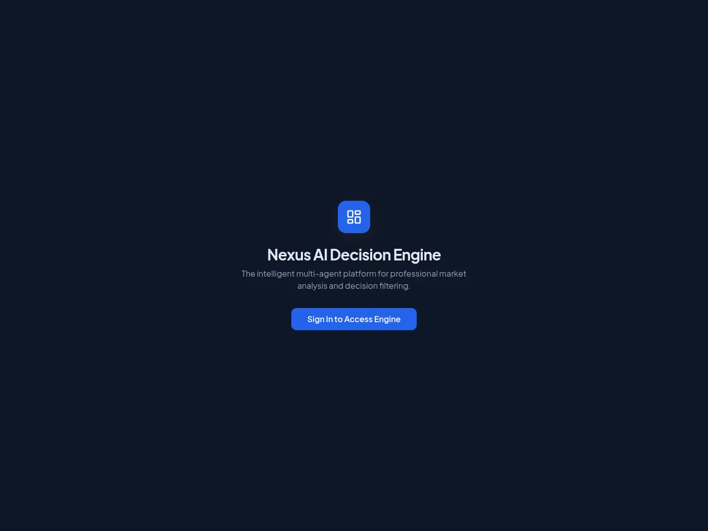 AI Market Decision Engine
