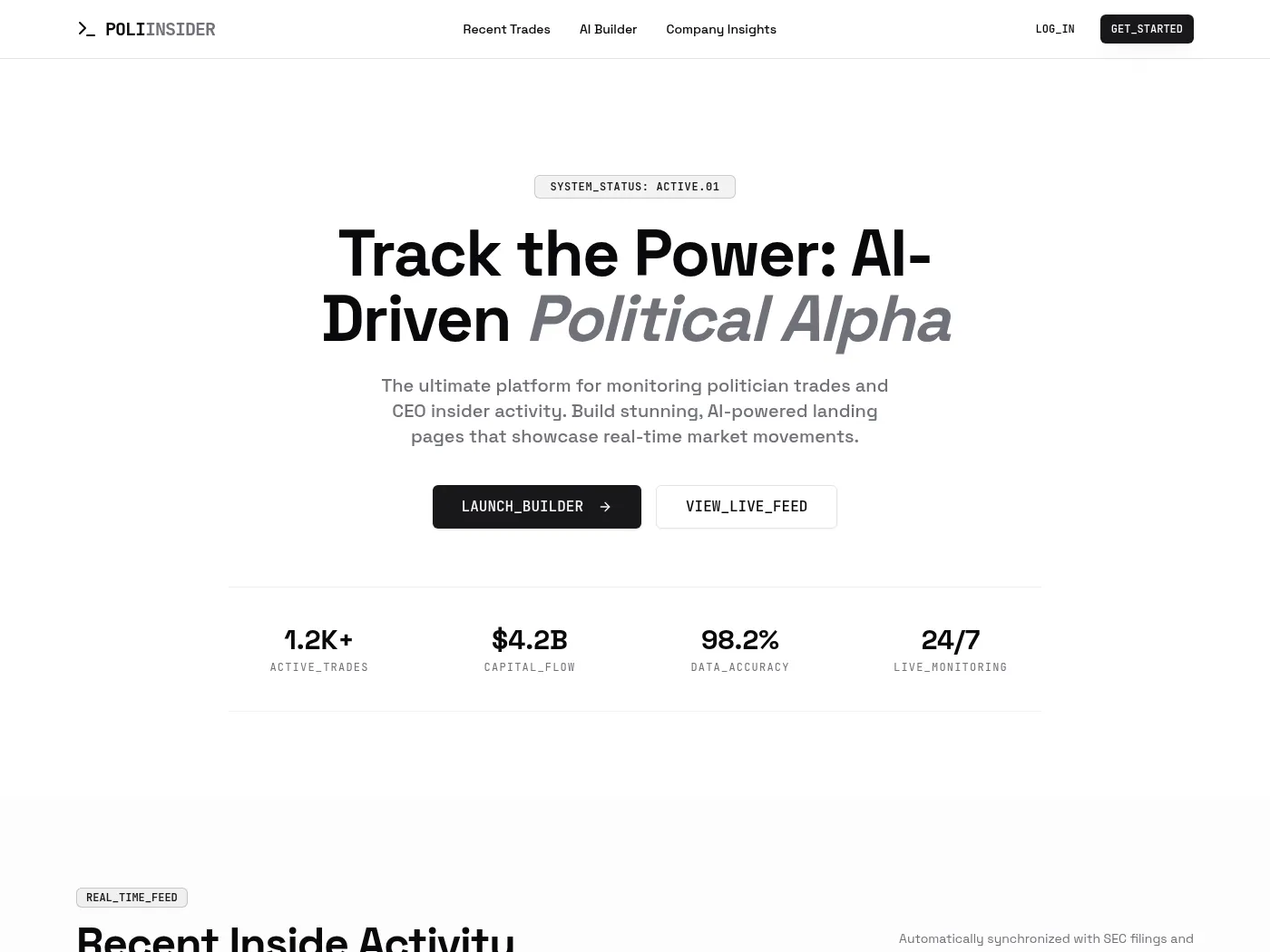 PoliInsider AI Builder