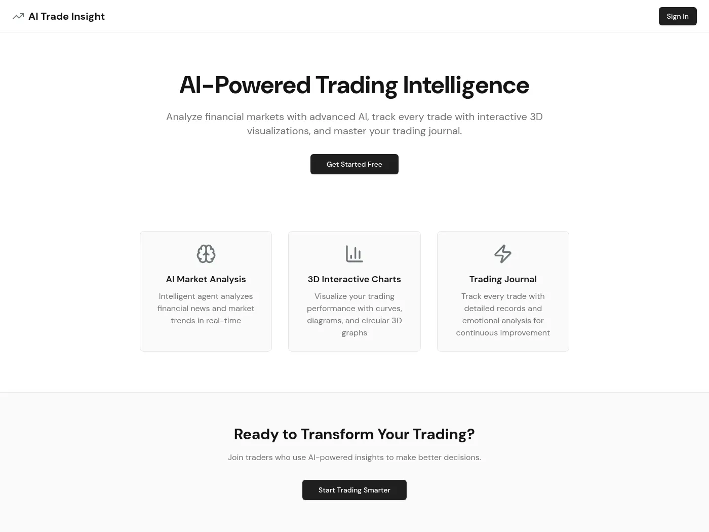 AI Trade Insight Platform