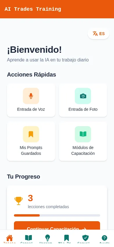 AI Trades Training App