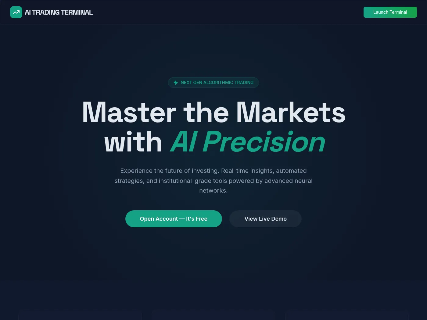 AI Stock Trading App