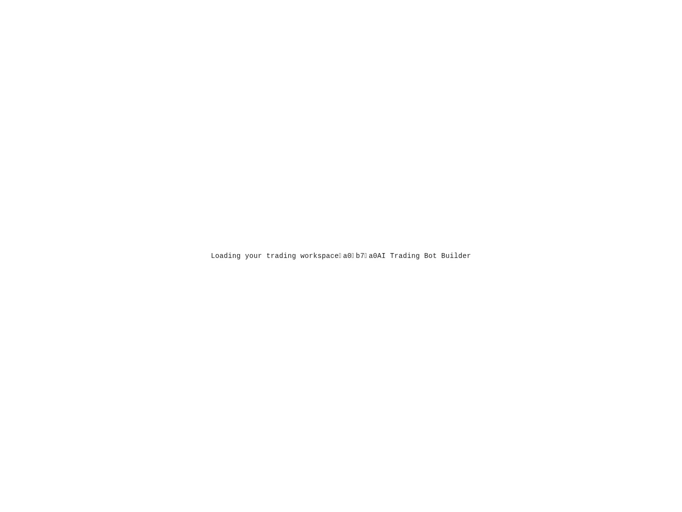 AI Trading Bot Builder