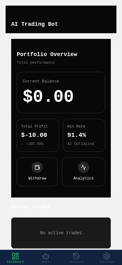 AI Trading Bot Mobile