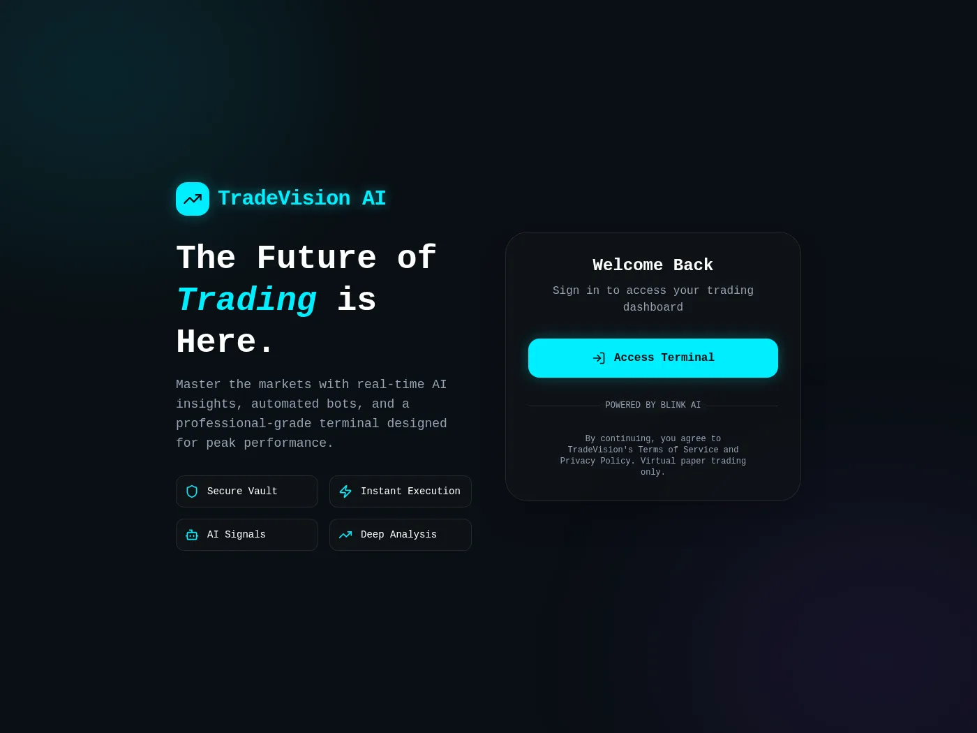 TradeVision AI Platform