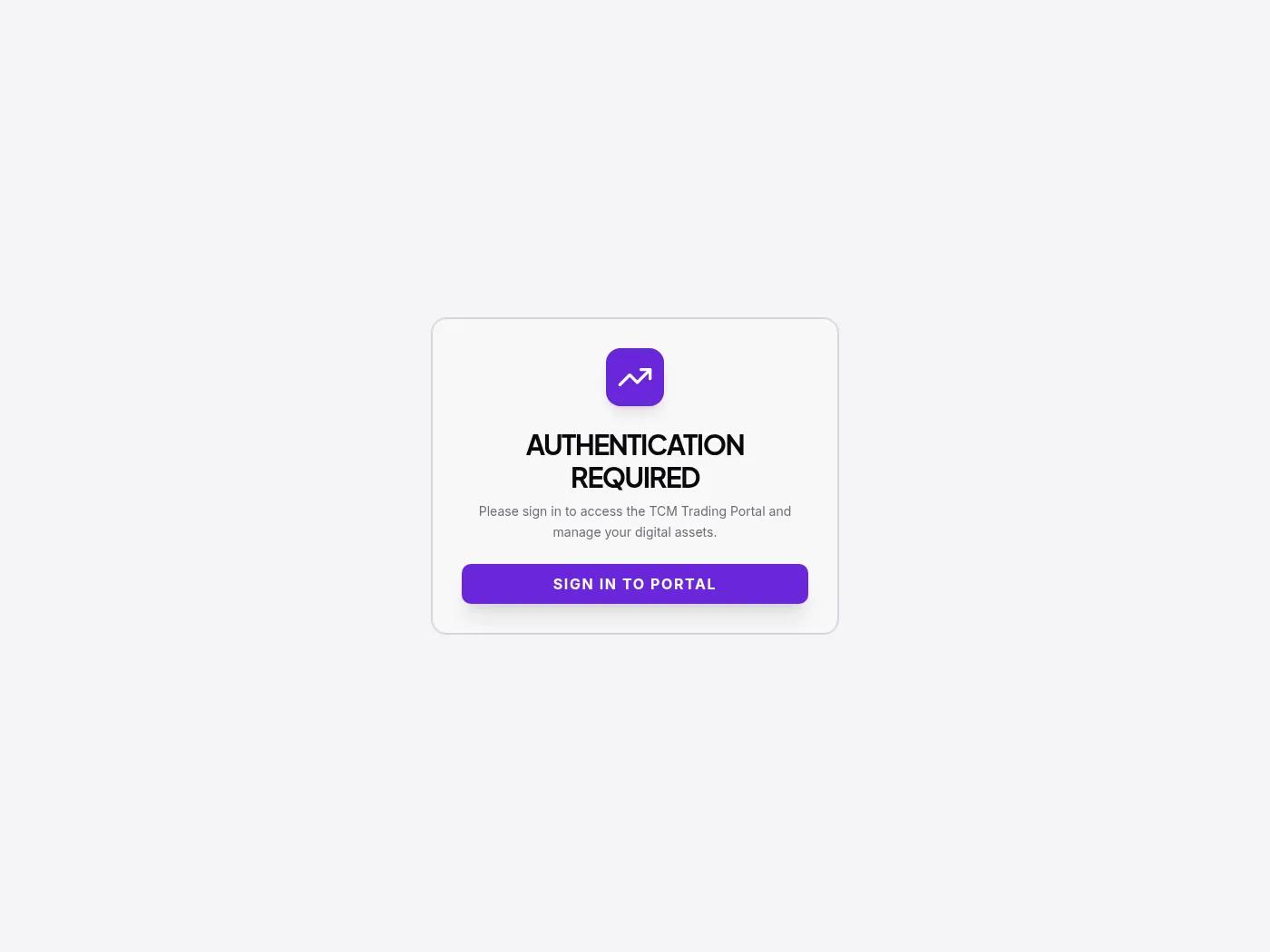 AI Trading Web Portal