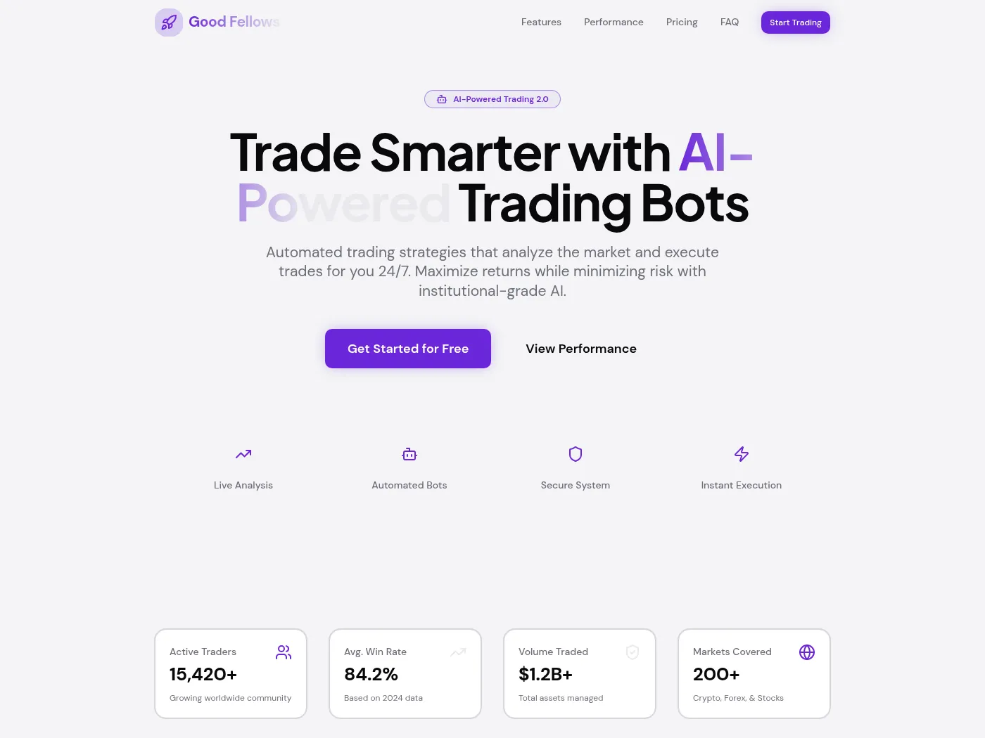 Good Fellows Trading Site
