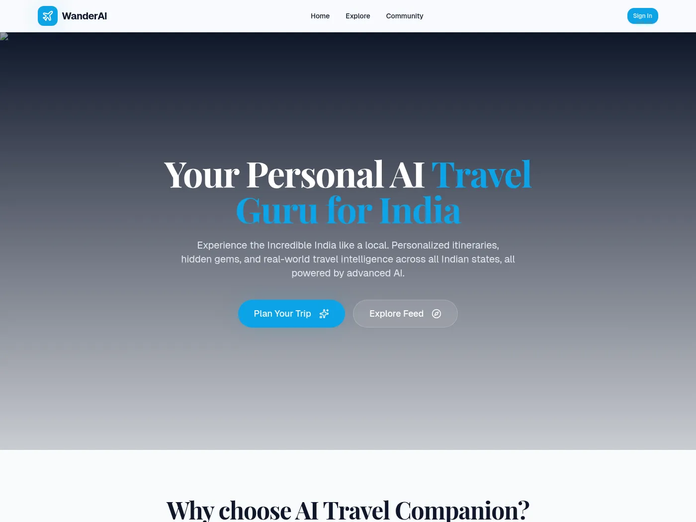AI Travel Companion