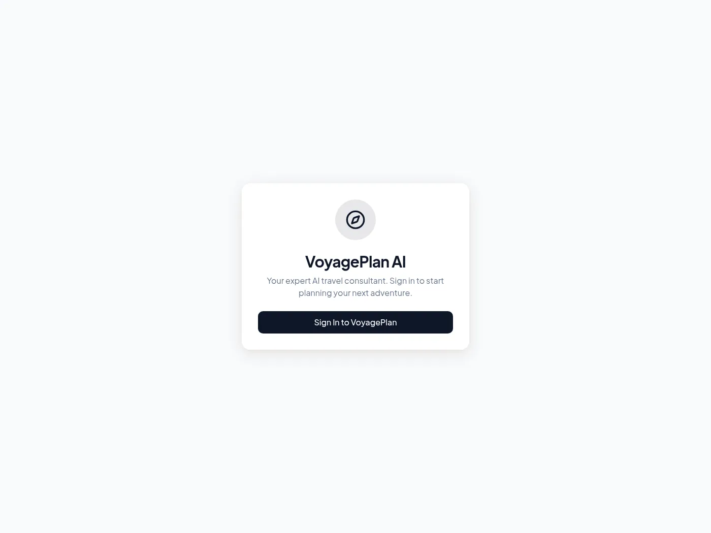 VoyagePlan AI Consultant