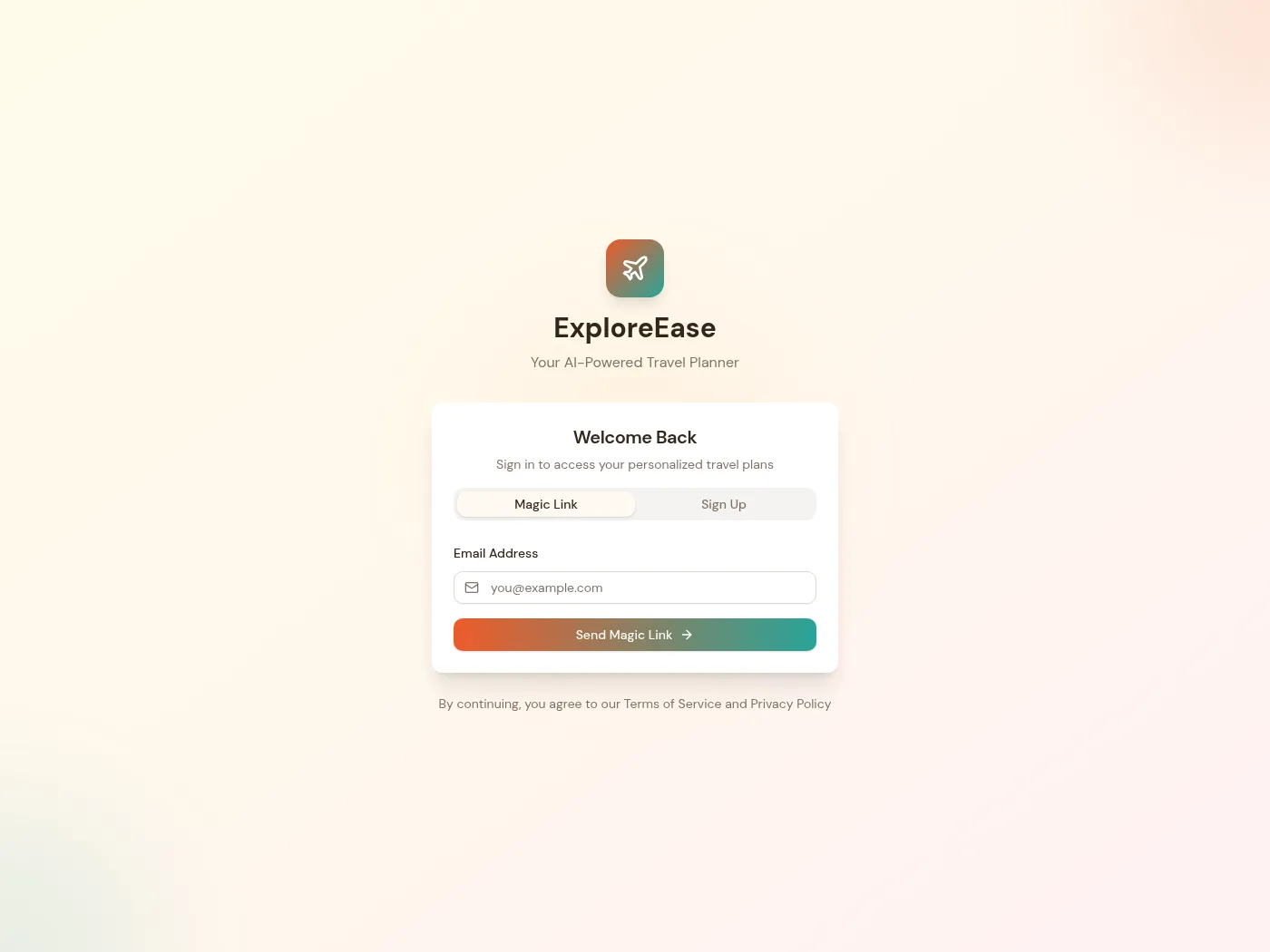 ExploreEase AI Travel Planner