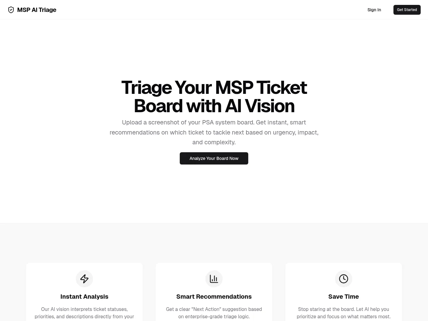 AI Triage Selector