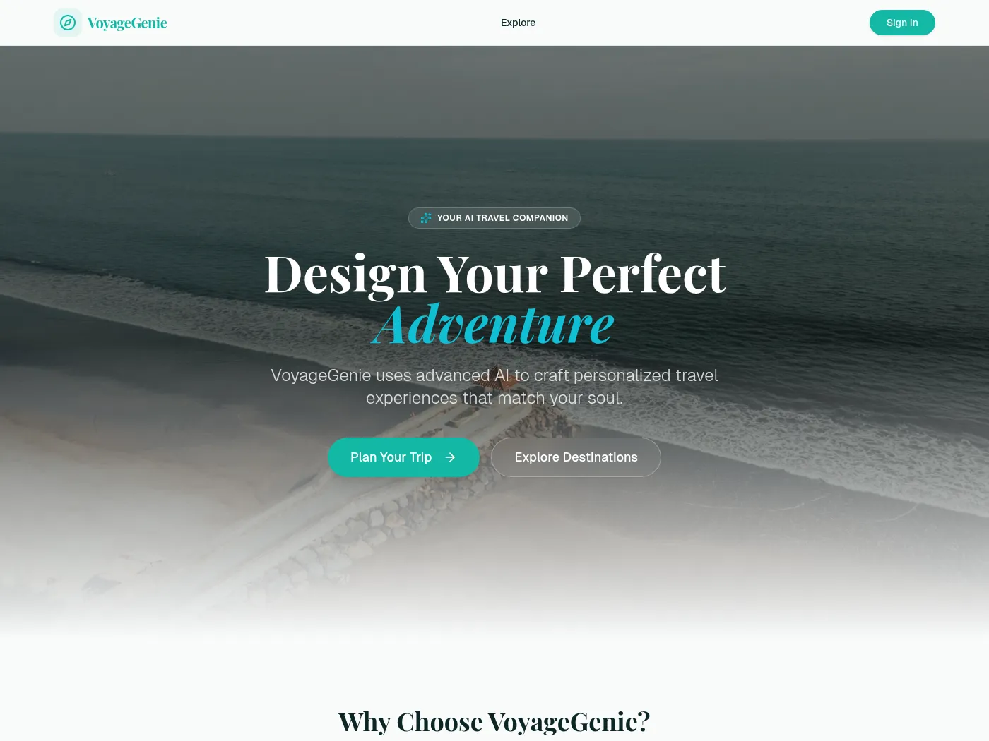 VoyageGenie AI Travel Planner