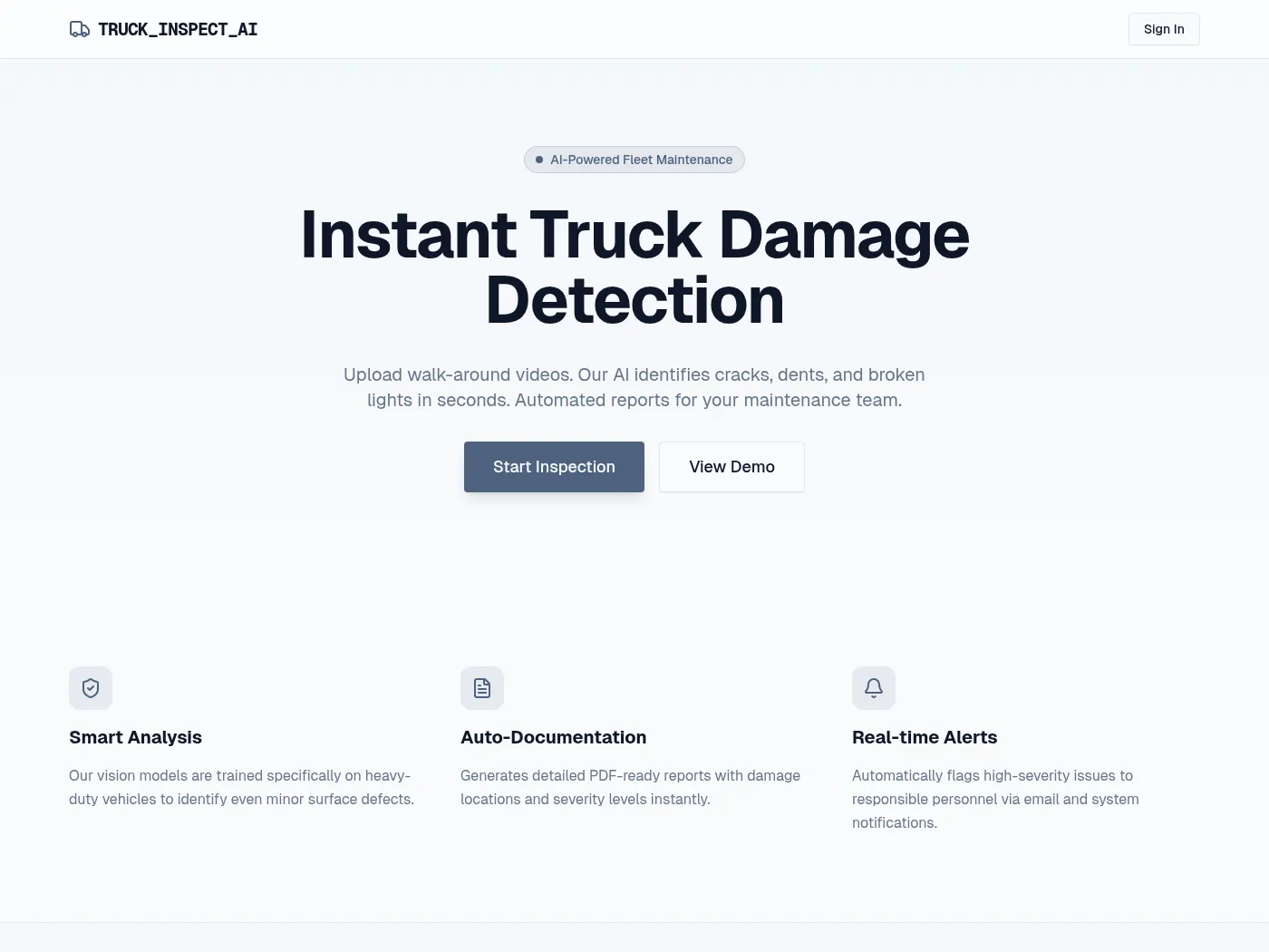 AI Truck Inspector