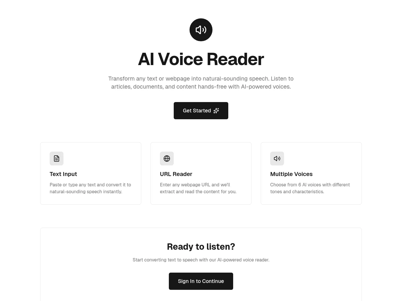 AI Voice Reader