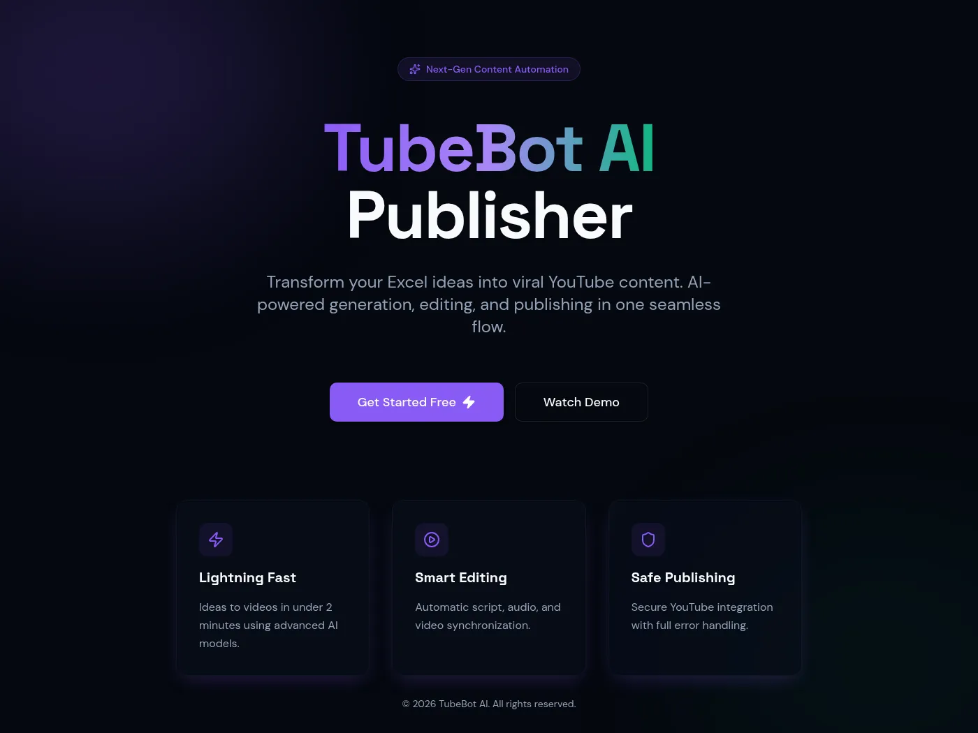 TubeBot AI Publisher