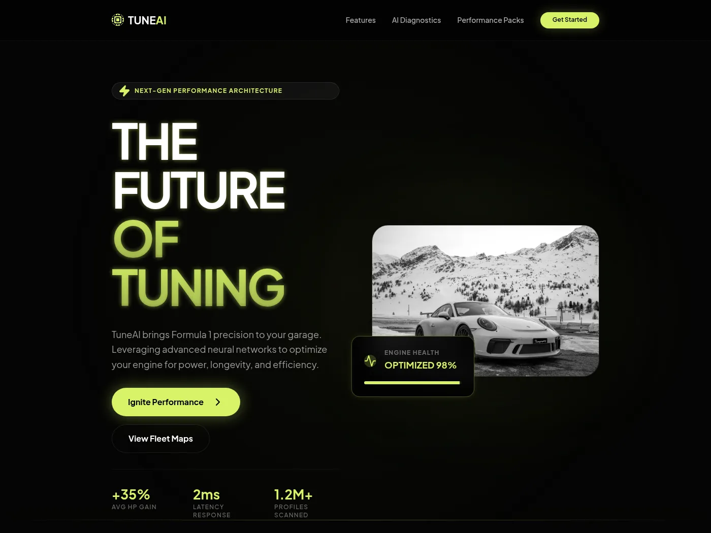 TuneAI Performance Studio