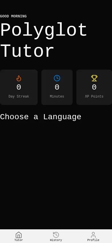 Polyglot Voice Tutor