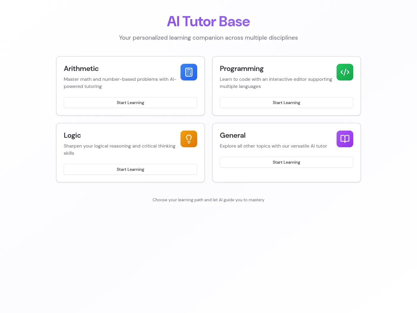 AI Tutor Base