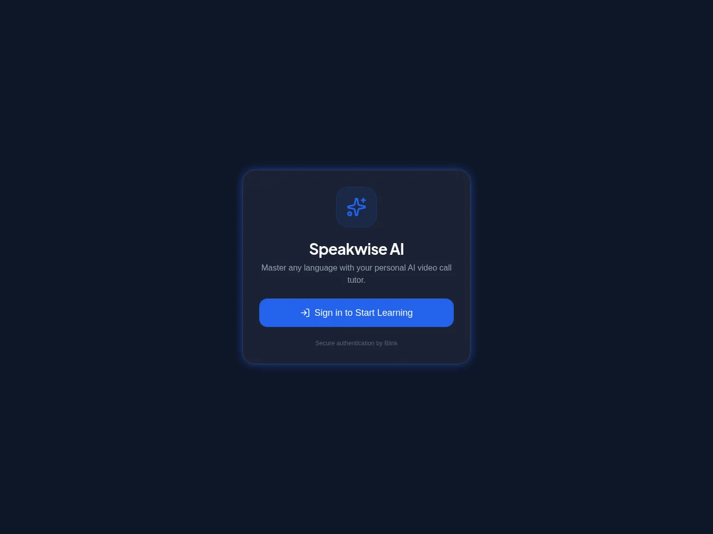 Speakwise AI Tutor Call