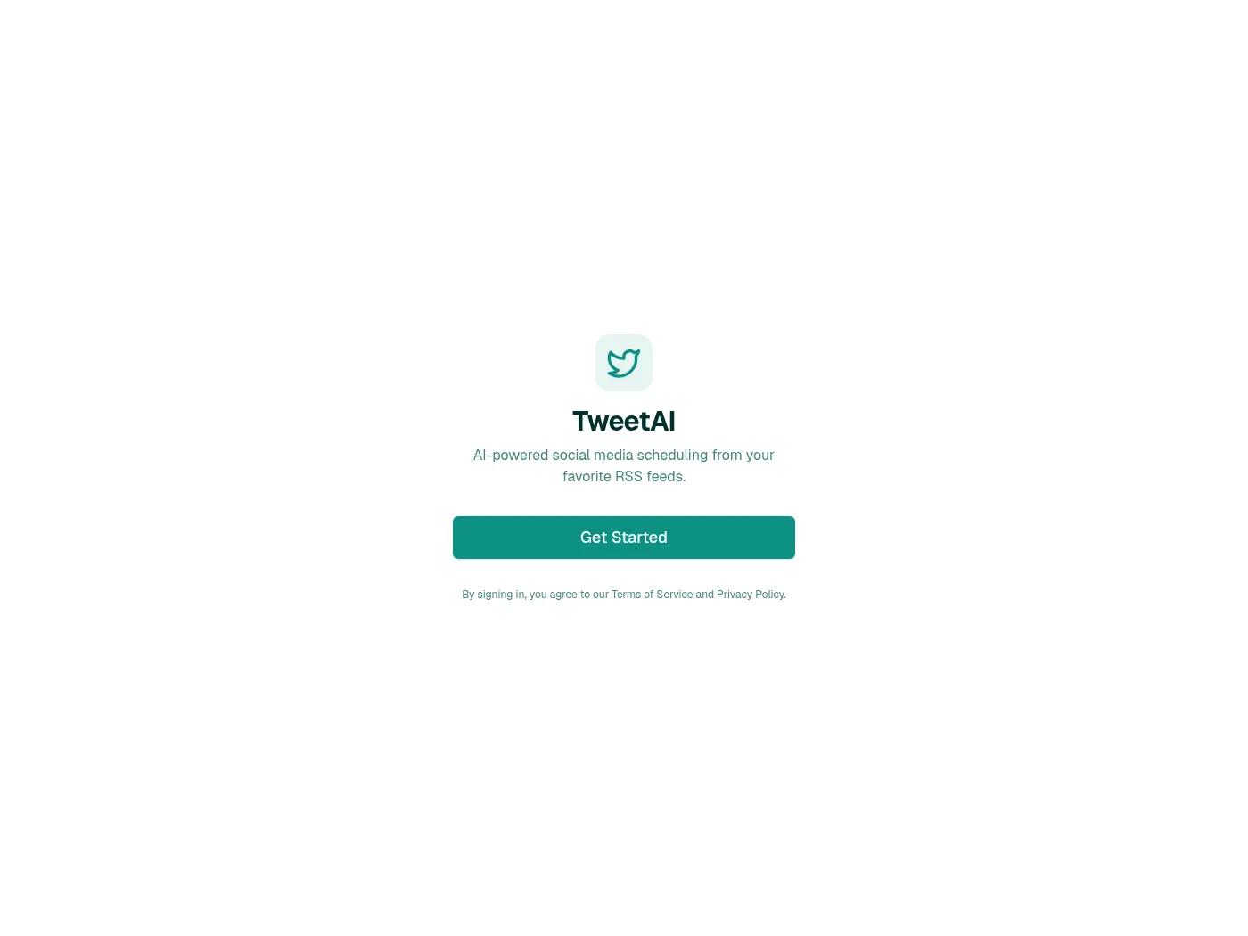 AI Tweet Scheduler