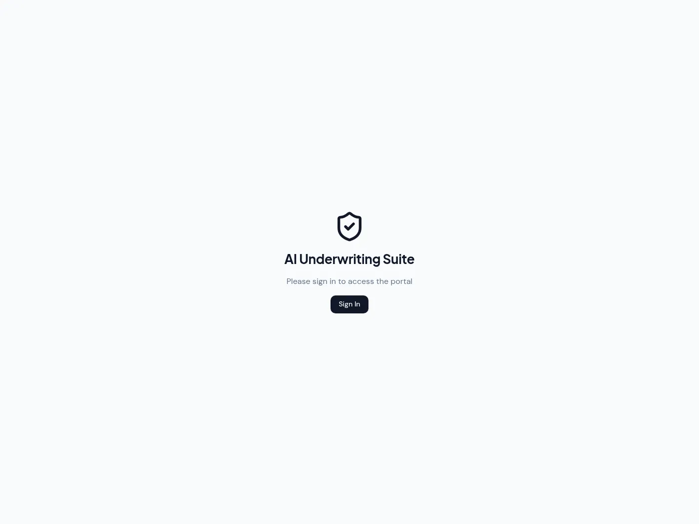 AI Underwriting Suite
