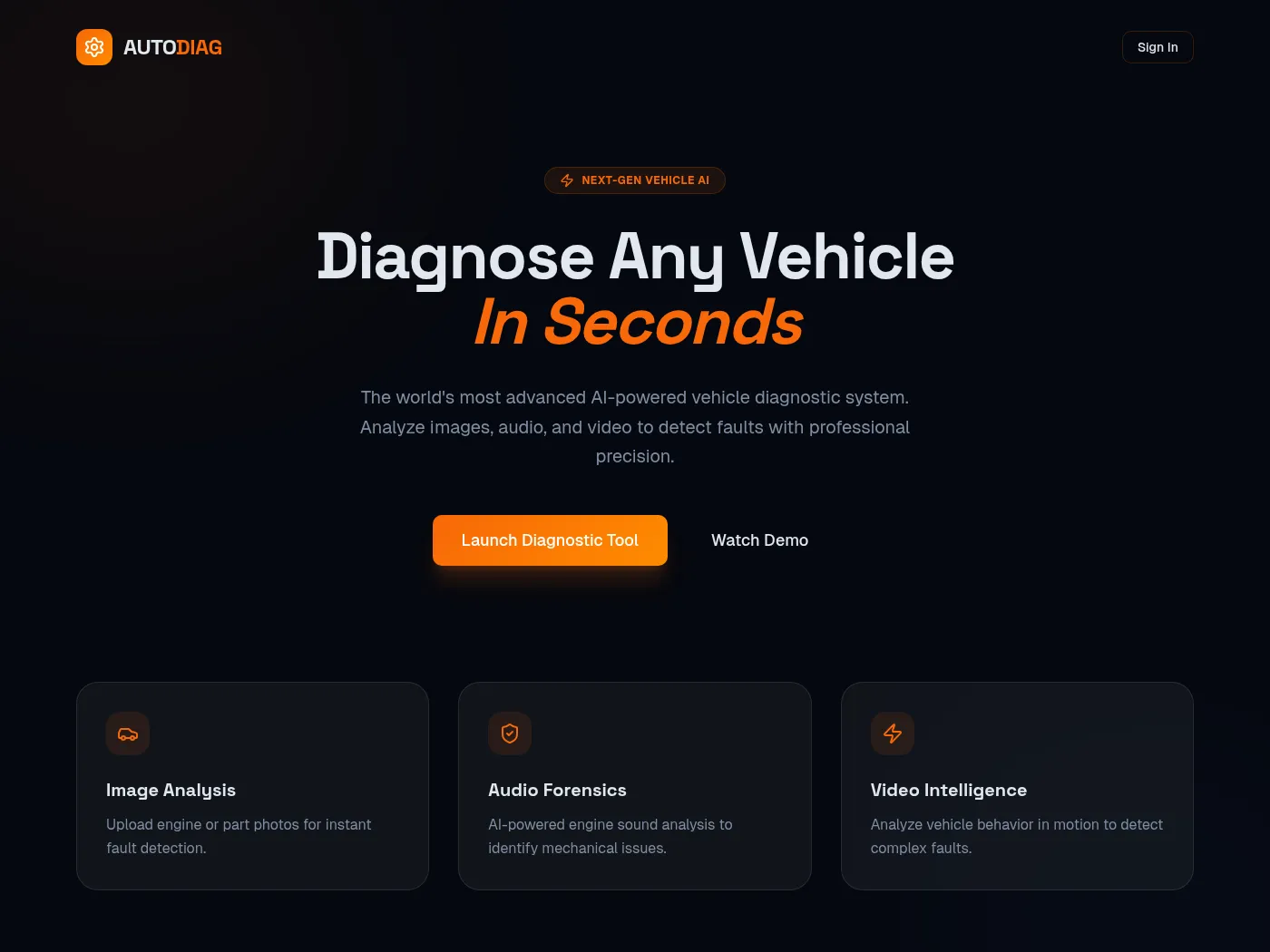 AI Vehicle Diagnoser