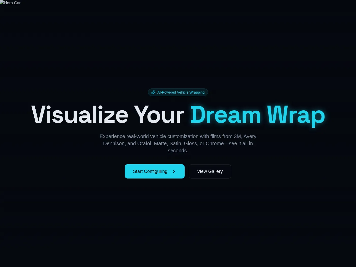 Vehicle Color AI Configurator