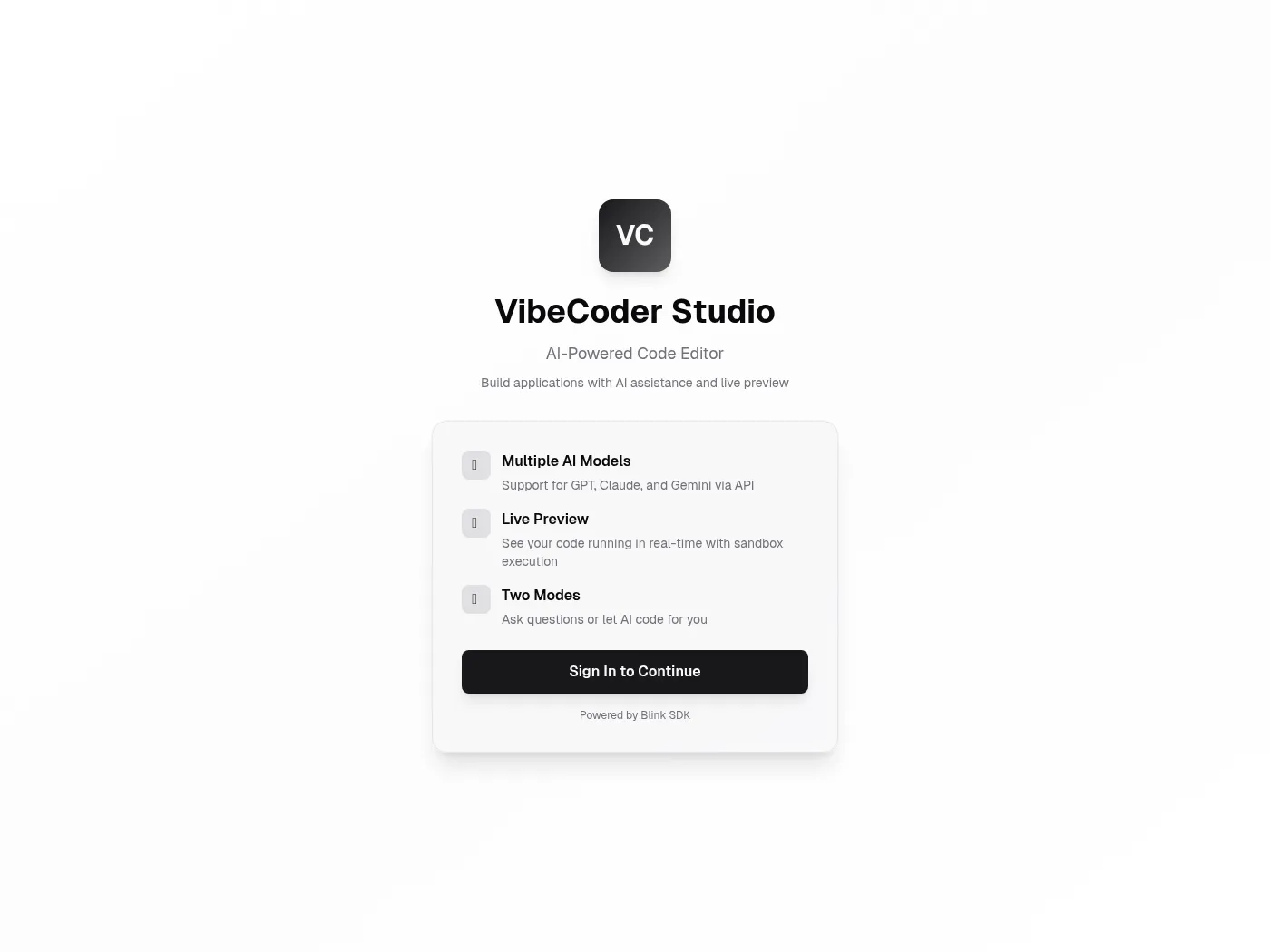 VibeCoder Studio