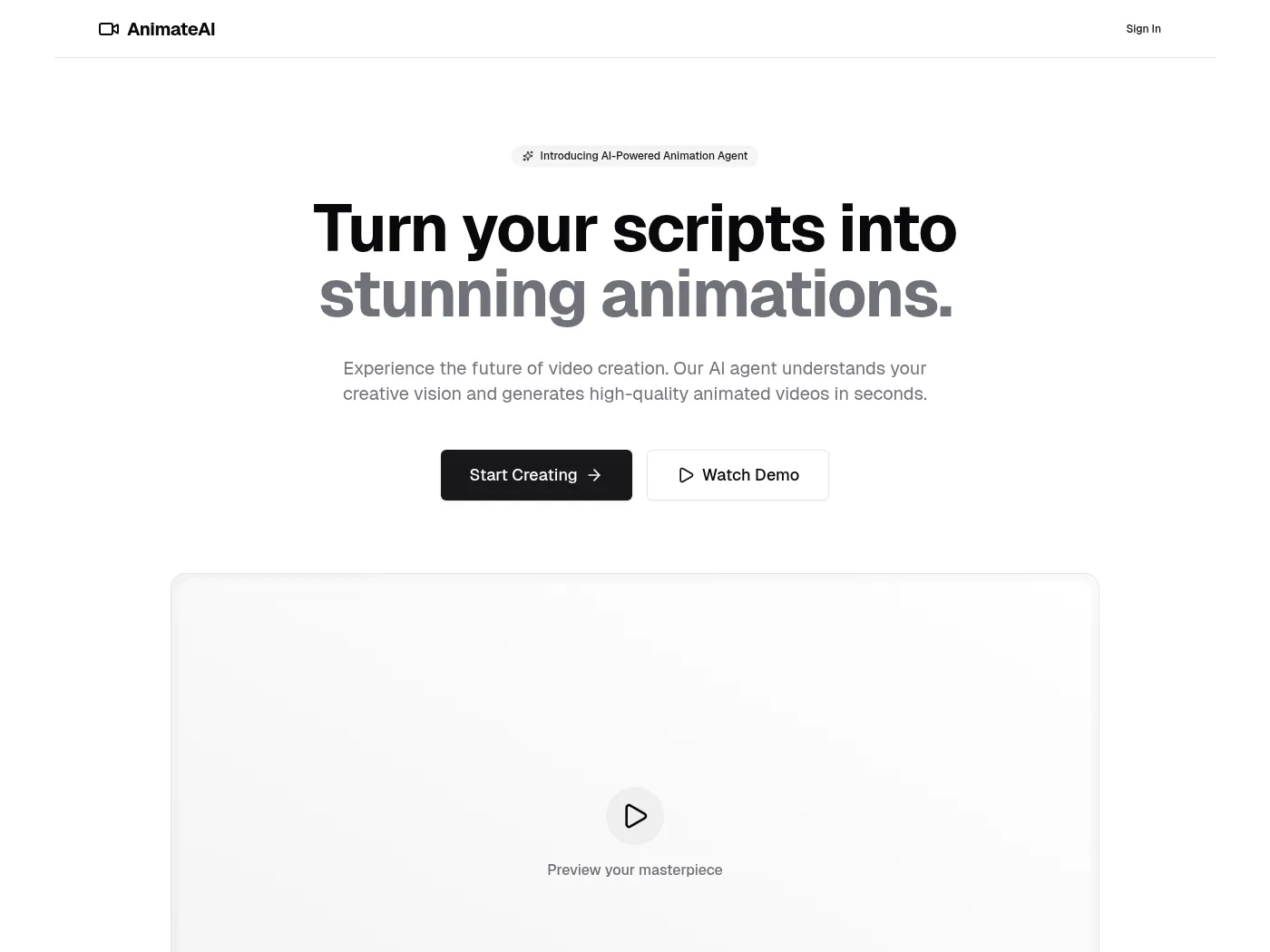 AnimateAI Studio