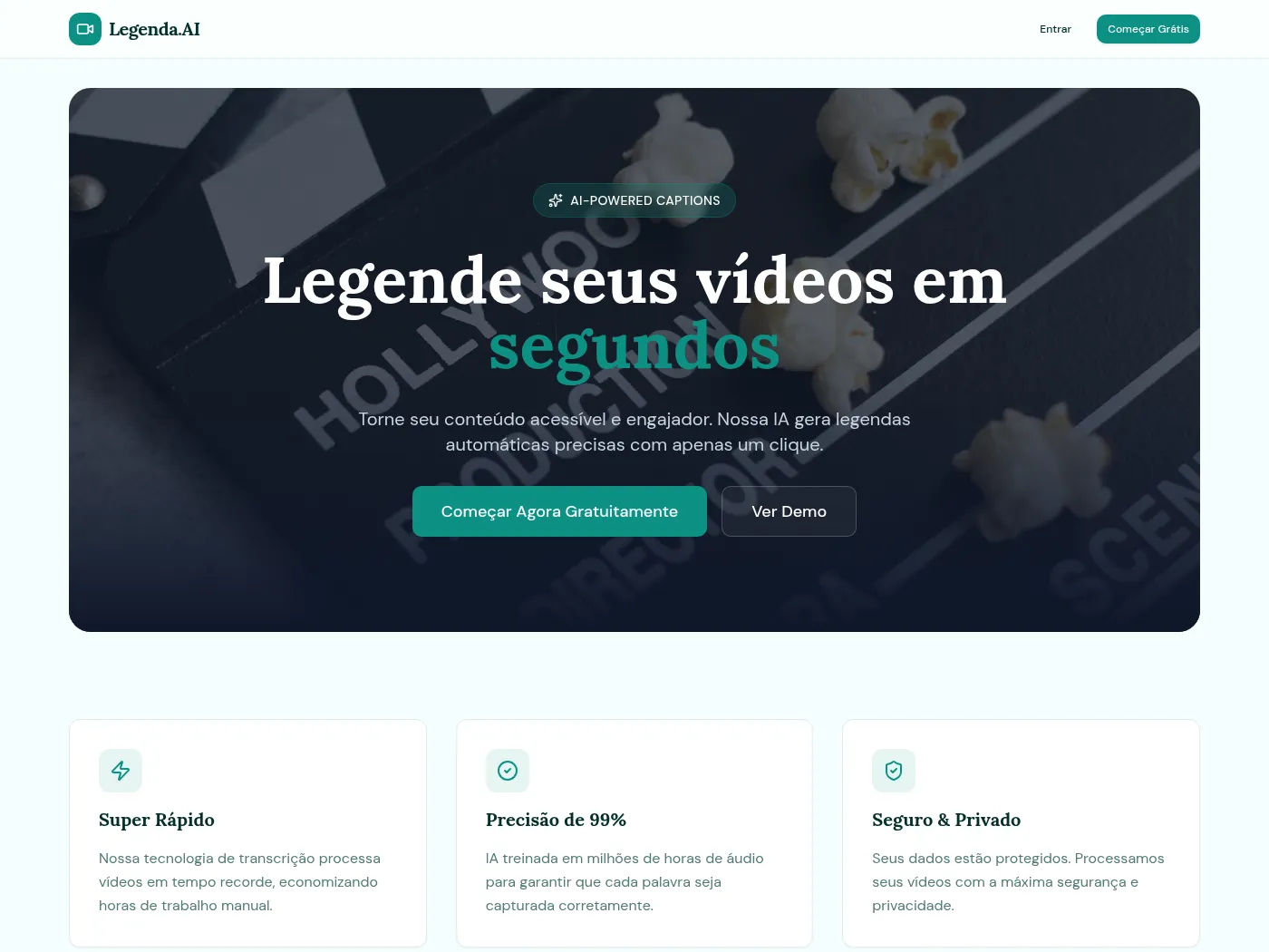 Legenda.AI Video Captions